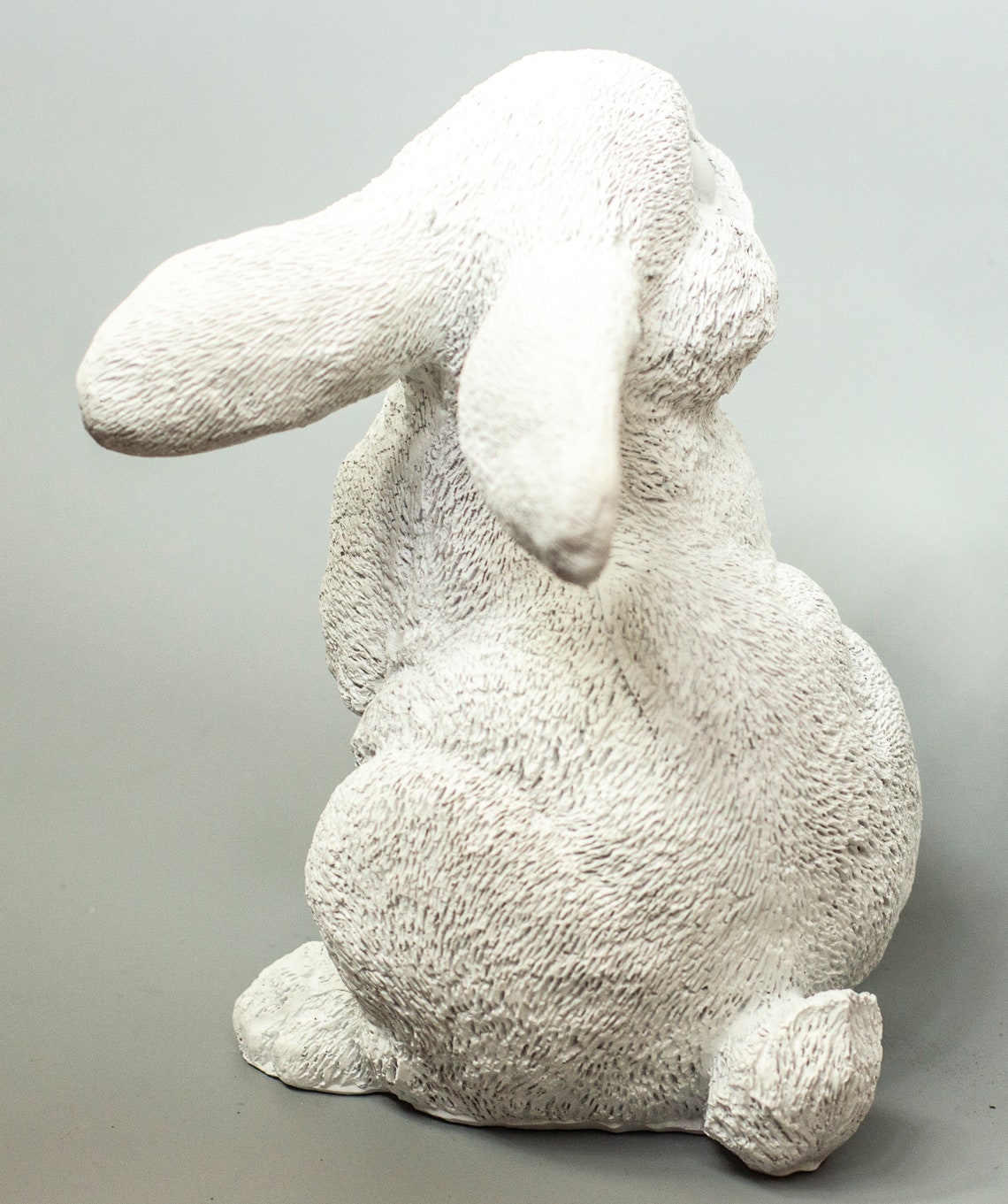Bunny Statue Unpainted *rabbit Memorial Ready to Paint *garden ...