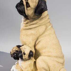 Piggy Bank Large *coin Bank Adult *pug Dog Sculpture *money Box ...