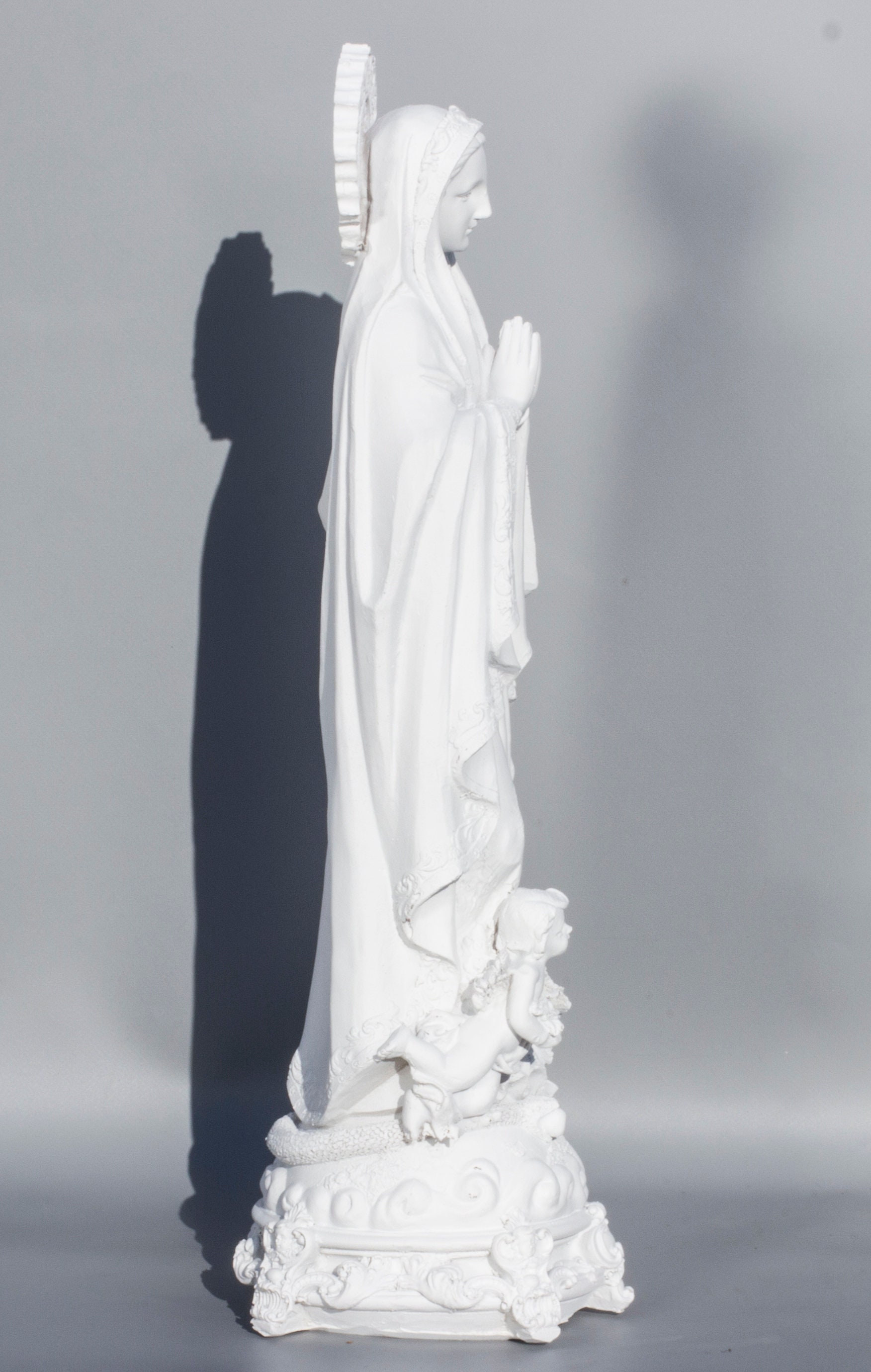 Our Lady Statue virgin Mary Figurine christian Sculpture - Etsy