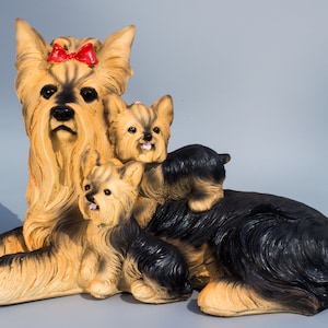 Yorkshire Terrier Urn cremation Urn Pets yorkie Statue urn - Etsy