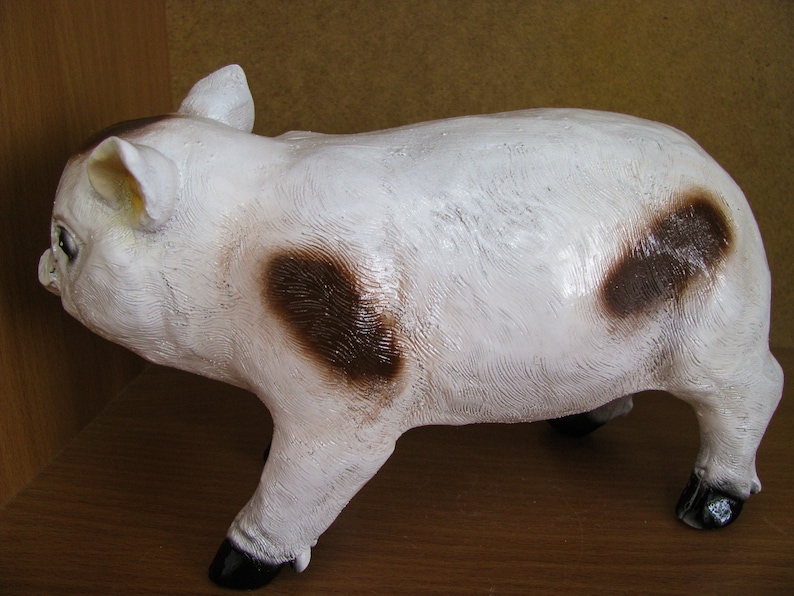 Piggy Bank Pig coin Bank Adult sculpture Farm Animal money - Etsy