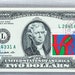 Two Dollar Bill paper Money US federal Reserve Bank 2 Dollars Currency ...