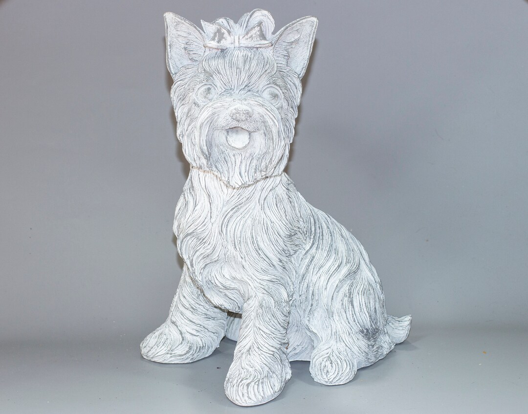 Yorkshire Terrier Urn *cremation Statue Pet Ashes *yorkie Dog Memorial ...