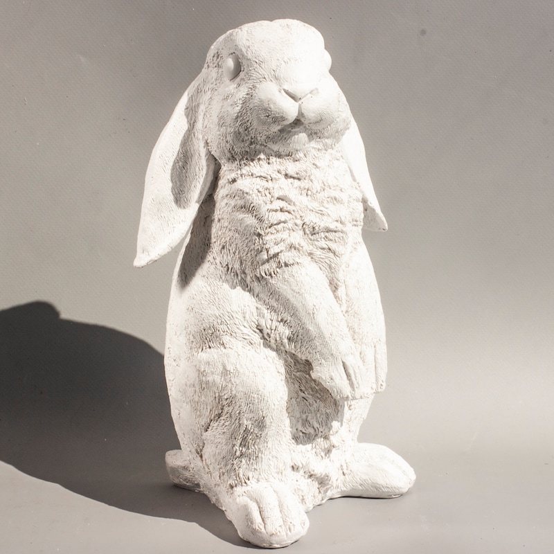 Rabbit Garden Statue - Etsy