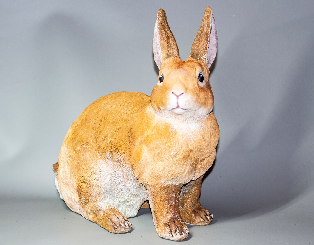 Bunny Urn Custom Paint *cremation Statue Rabbit Ashes *pet Memorial ...