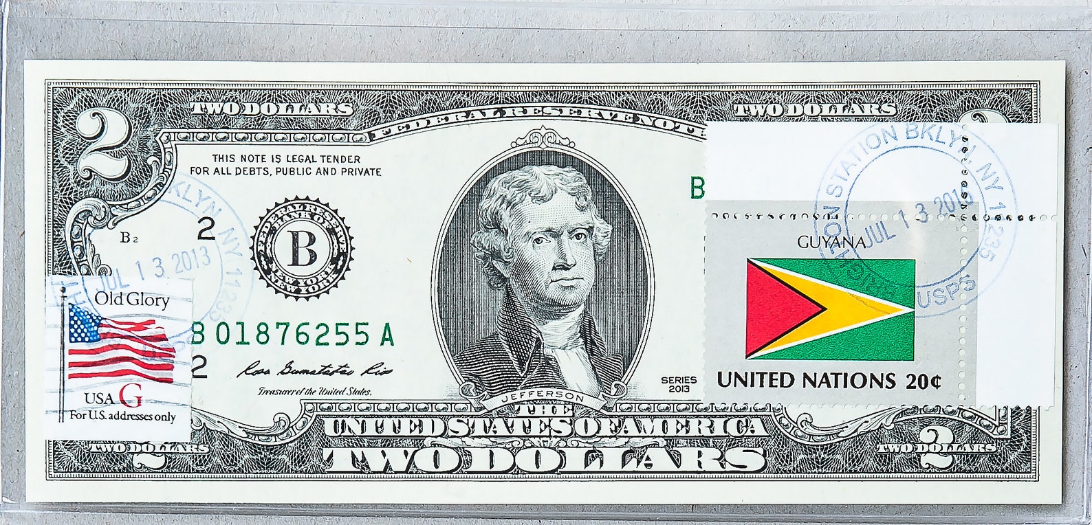 2 Dollar Bill federal Reserve Note two Dollar Banknote - Etsy