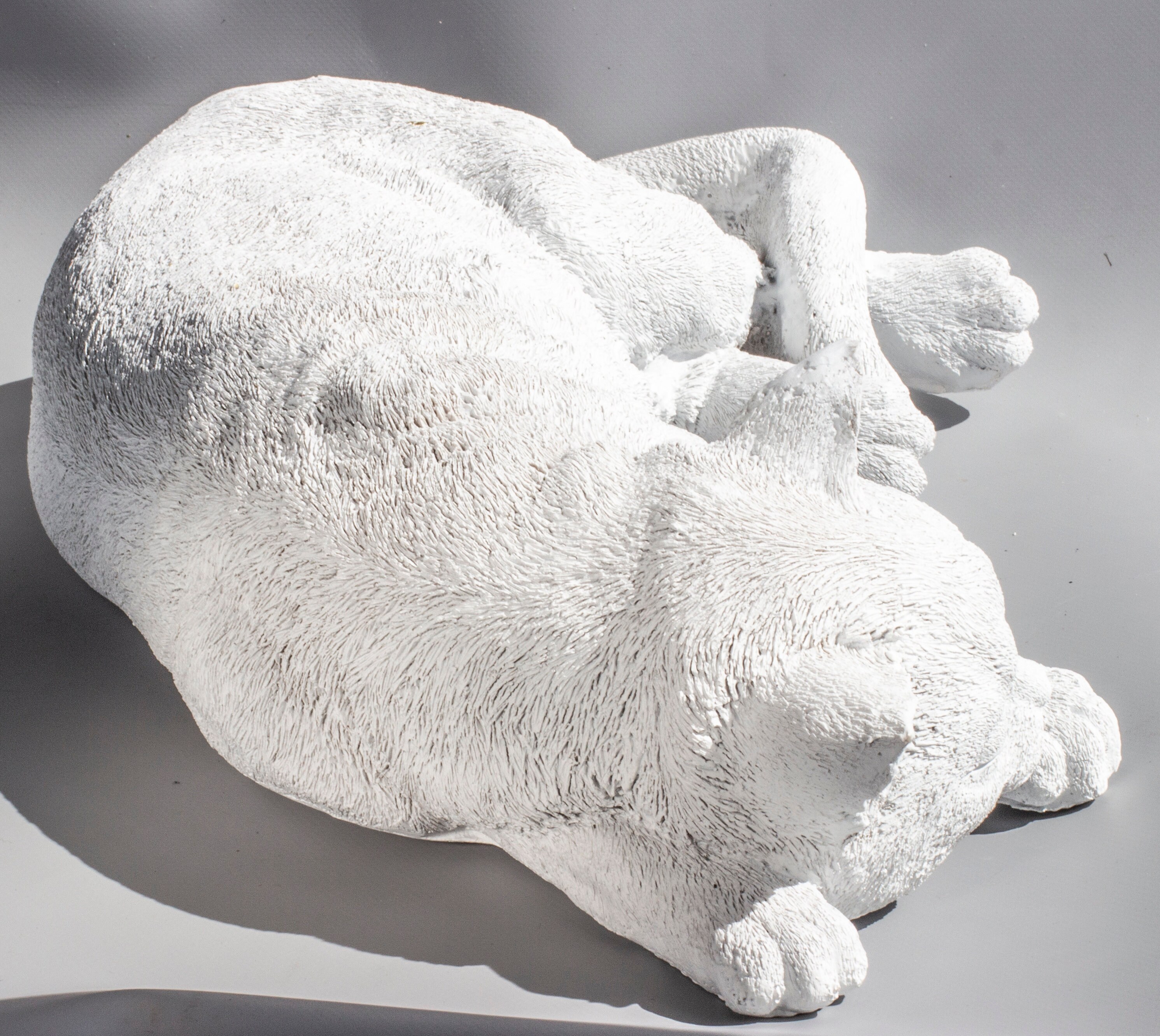 Cremation Urn Cat Unpainted pet Memorial Statue Ready to | Etsy