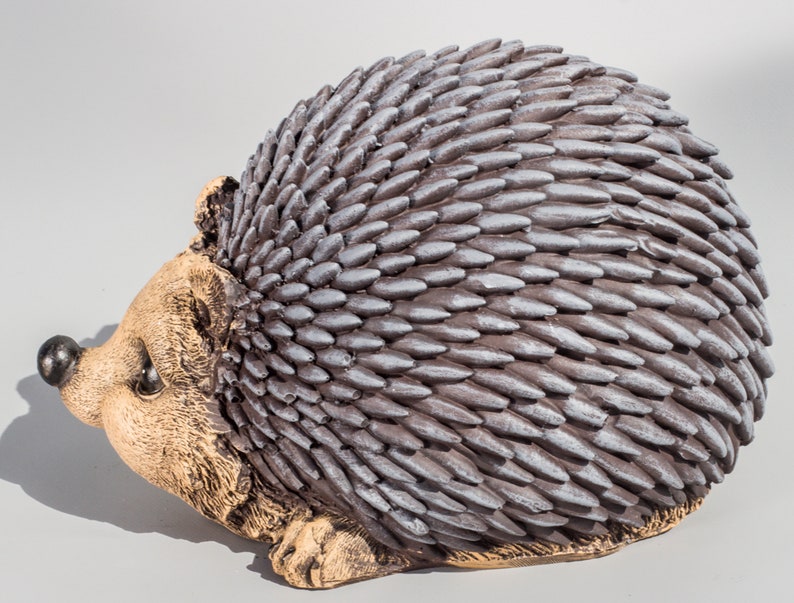 Hedgehog Garden Statue wildlife Sculpture outdoor - Etsy