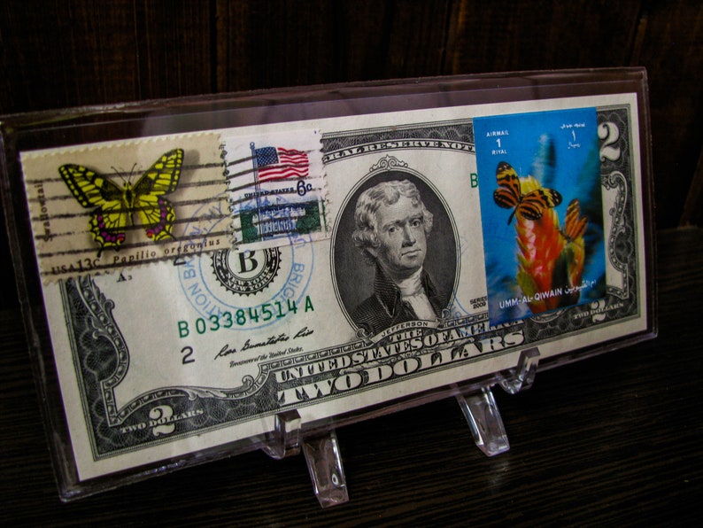 Two Dollar Bill paper Money US collectible Banknote 2 - Etsy