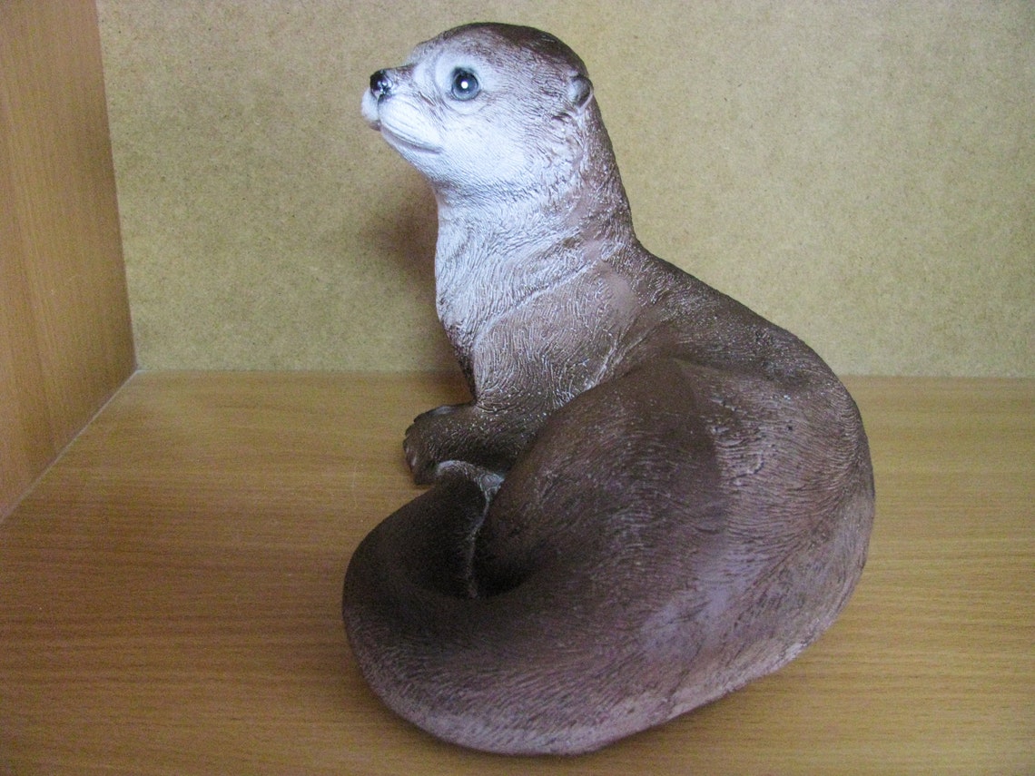 Piggy Bank Adult otter Sculpture money Box Animal coin Bank - Etsy