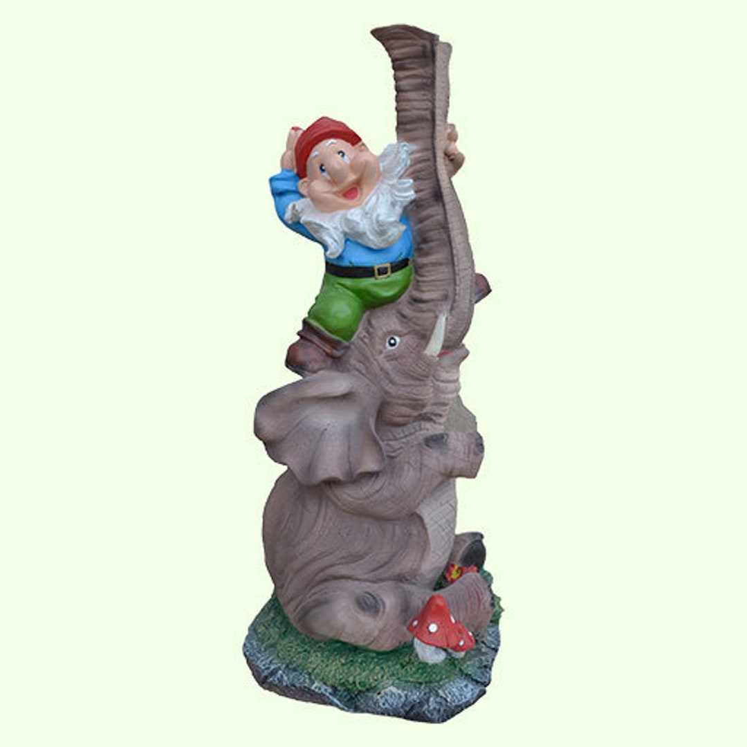 Large Statue Garden gnome Decor Outdoor figurine Dwarf - Etsy
