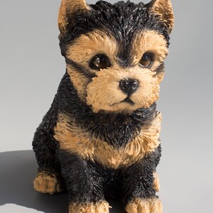 Yorkshire Terrier Figurine *dog Sculpture Memorial *realistic Yorkie ...