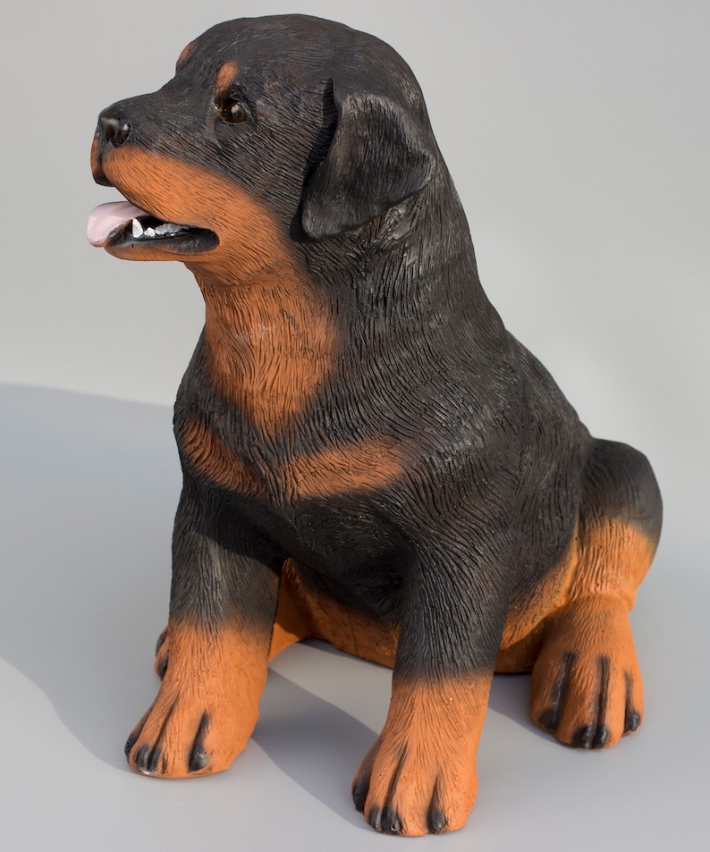 Rottweiler Statue Memorial garden Sculpture Large outdoor - Etsy