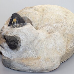 Siamese Cat Urn Custom Paint *sleeping Pet Cremation Statue Ashes ...