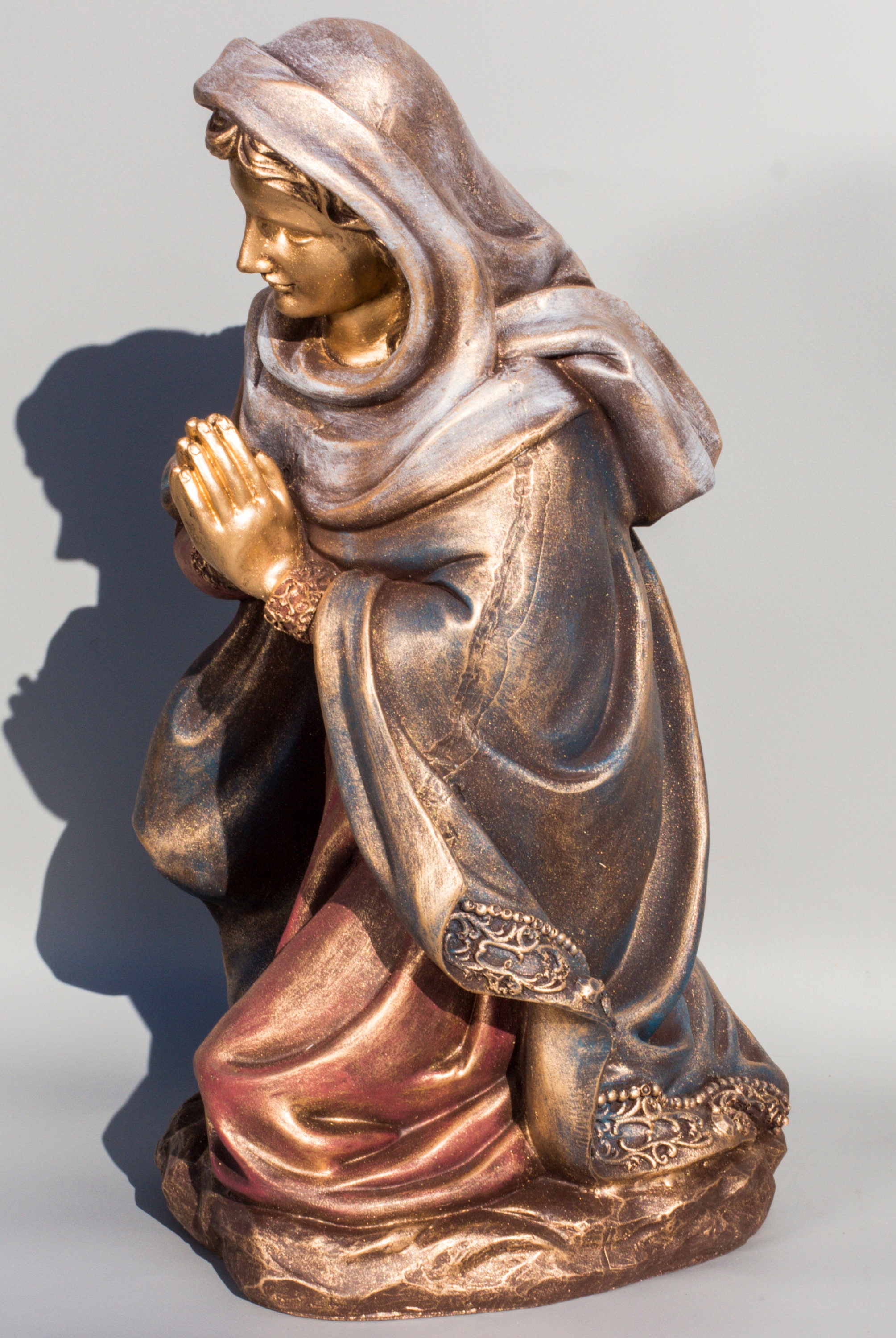 Our Lady Statue virgin Mary Figurine religious Sculpture | Etsy