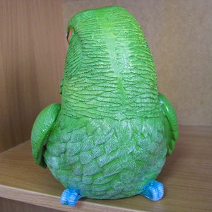 Still Bank parrot Sculpture money Saving Jar large Piggy Bank coin Bank ...