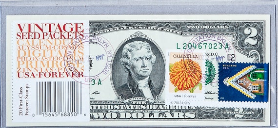 Two Dollar Note paper Money Currency federal Reserve 2 - Etsy