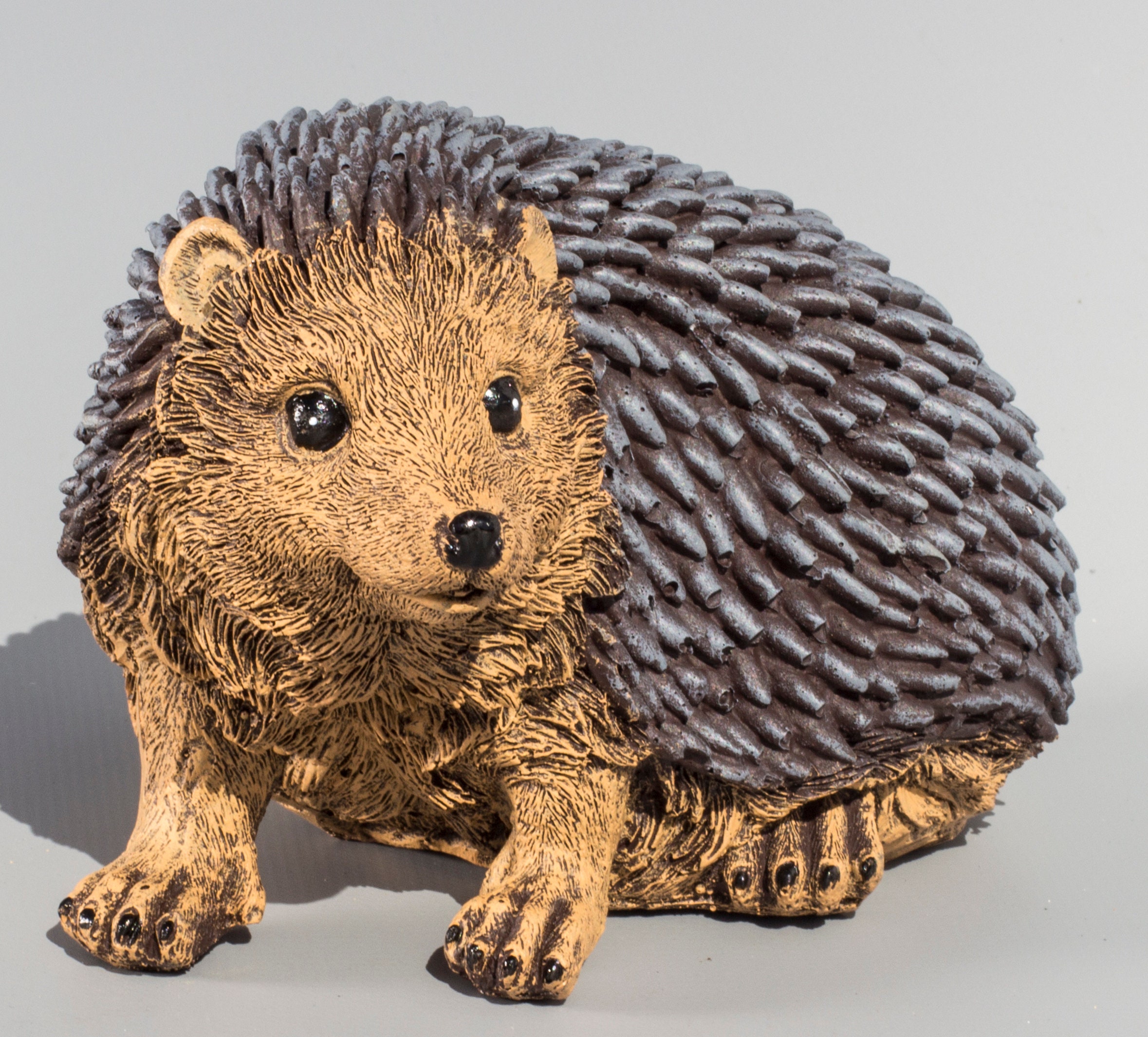 Hedgehog Statue wildlife Sculpture outdoor Garden Decor | Etsy
