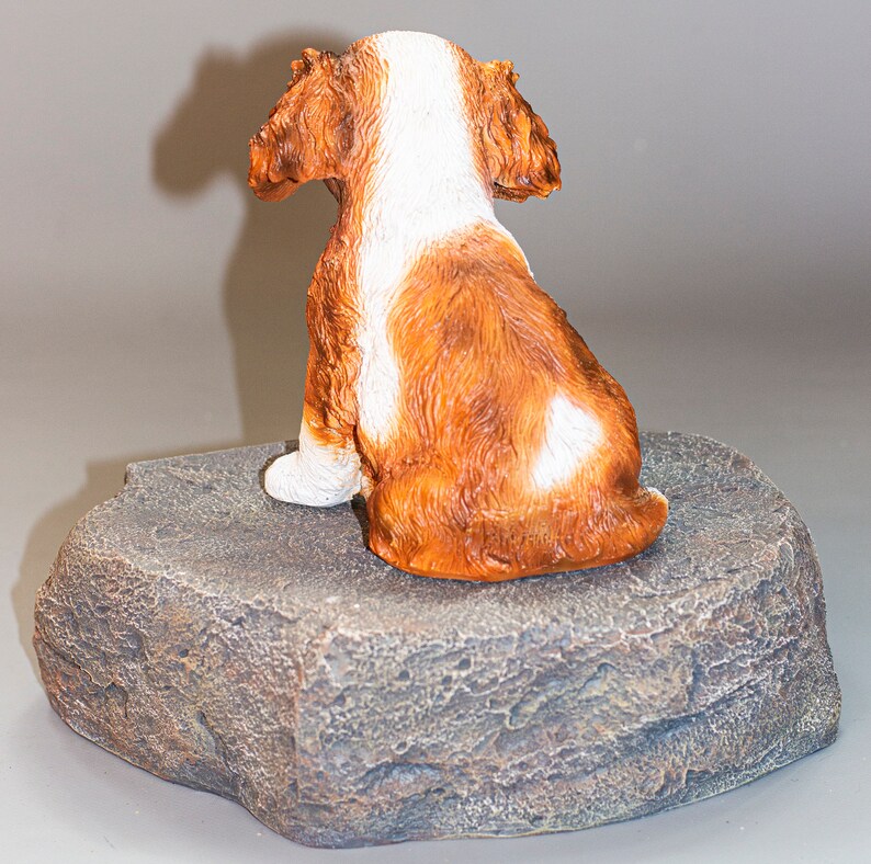 Cocker Spaniel Urn dog Memorial Headstone cremation Statue - Etsy