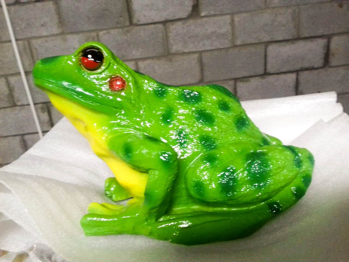 Frog Bank toad Statue coin Bank Adult saving Piggy Money | Etsy