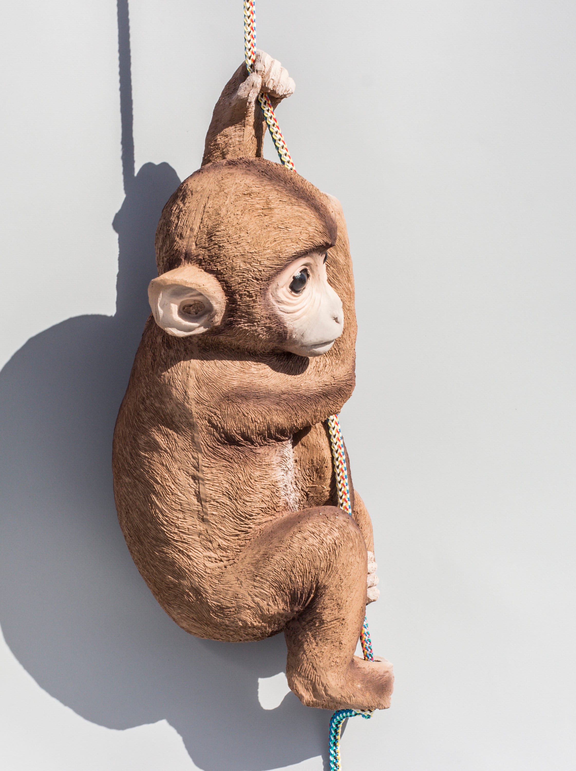 Climbing Monkey *chimpanzee Statue *hanging Tree Keepsake *wildlife ...