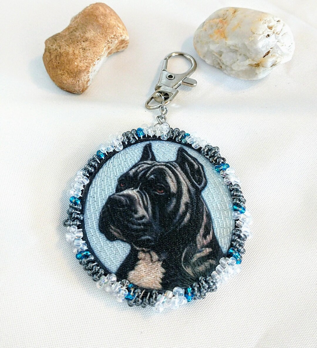 Beaded Dog Keychains Backpack and Purse Bag Charms(multiple Choices) - Etsy