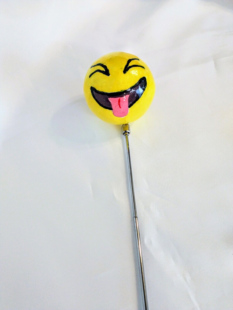 Large Two Sided Glow in the Dark Emoji Antenna Balls Car Accessories ...