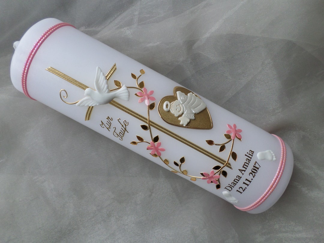 Baptismal Candle, Baptism Candles, Baptism Candle Girl, Birth Candle ...