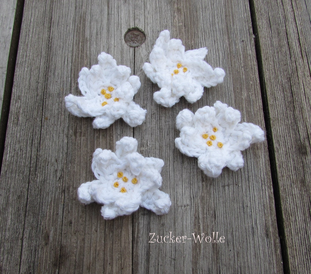 Edelweiss Traditional Crochet Applique - Etsy