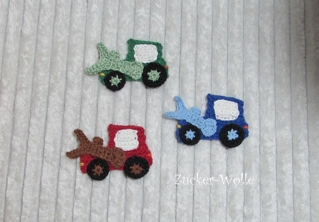 Excavator Bulldozer Crochet Application - Etsy