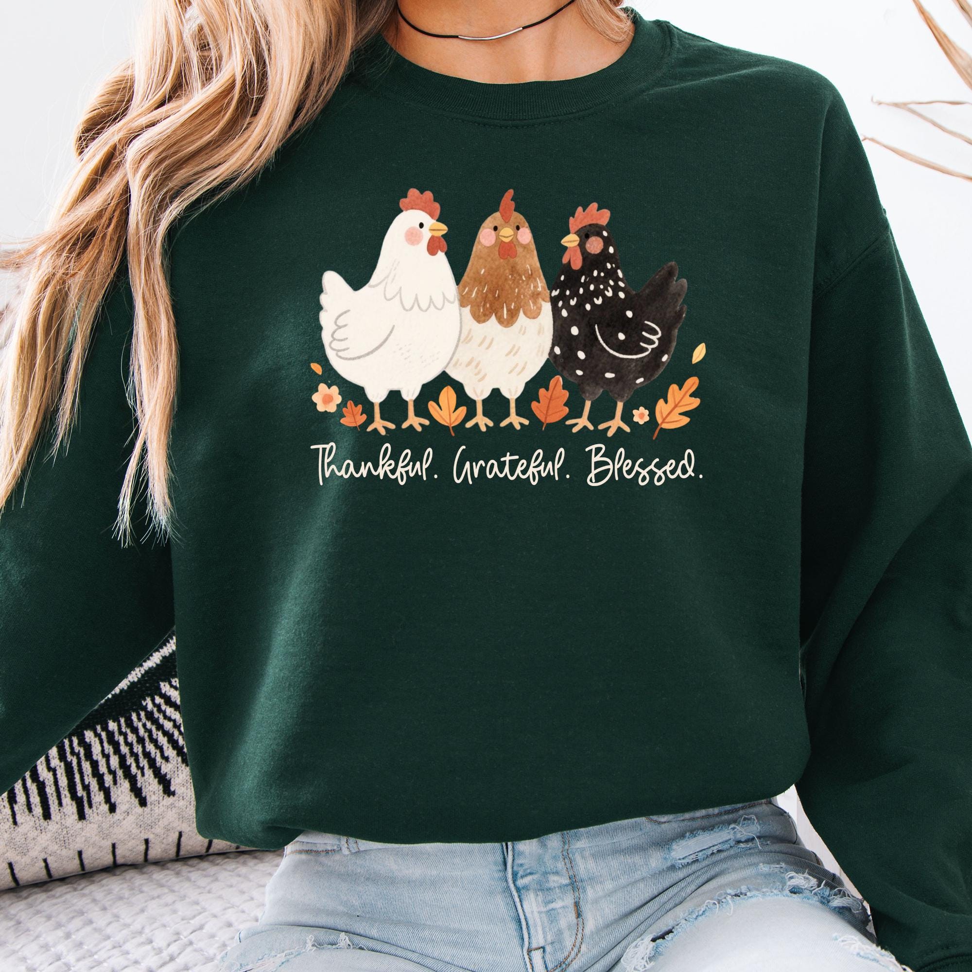 Thanksgiving Chickens Png, Thankful Grateful Blessed, Thanksgiving ...