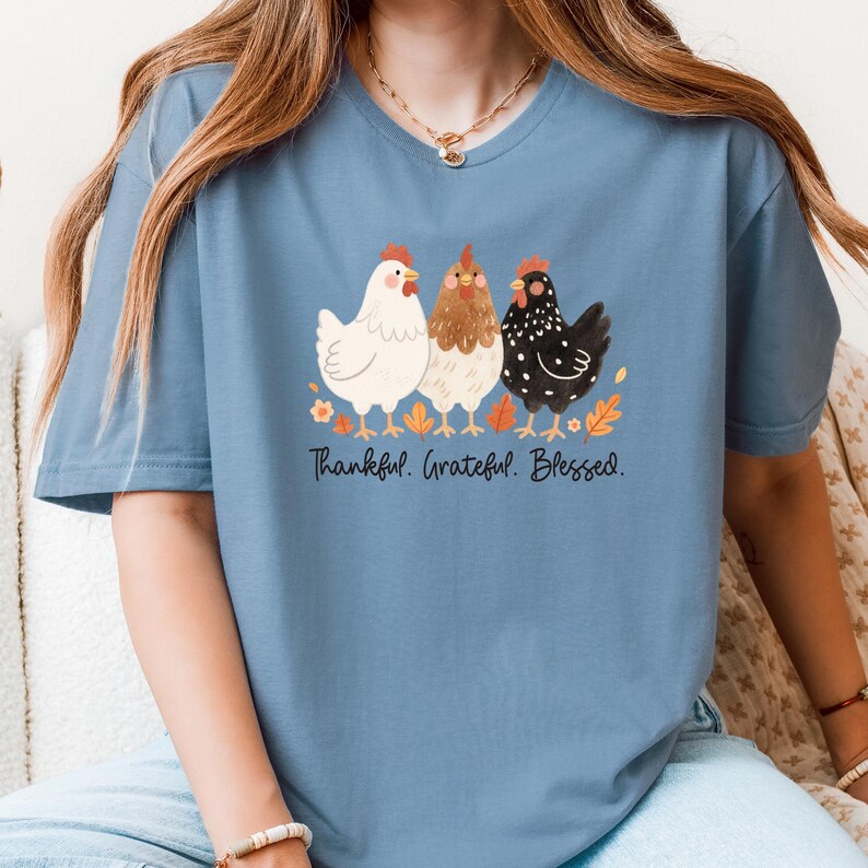 Thanksgiving Chickens Png, Thankful Grateful Blessed, Thanksgiving ...