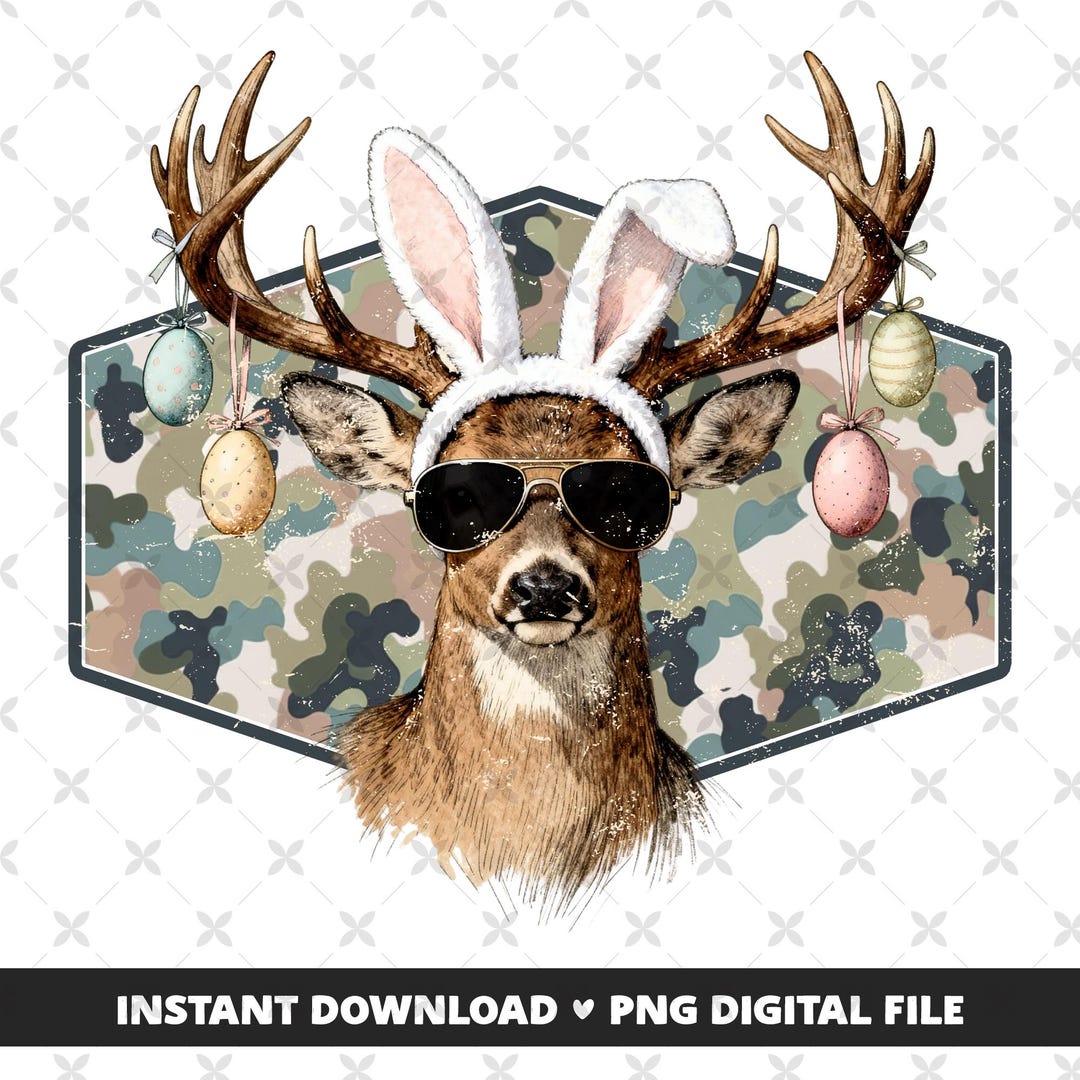 Spring Png, Kids Easter Png, Deer Hunting Png, Deer Head Png, Boy's ...