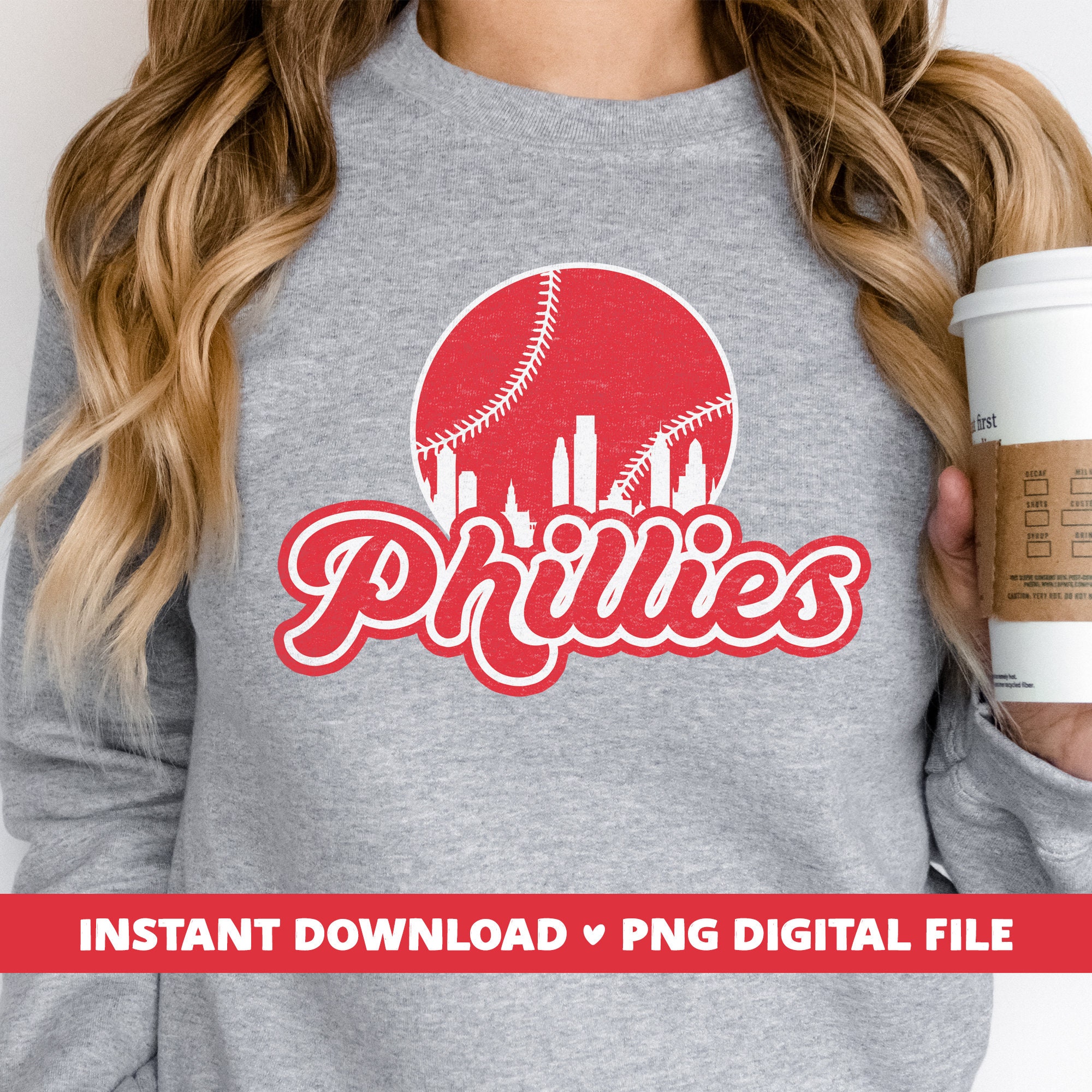 Phillies Sublimation Png, Baseball Png, Phillies Tumbler Png, Phillies ...
