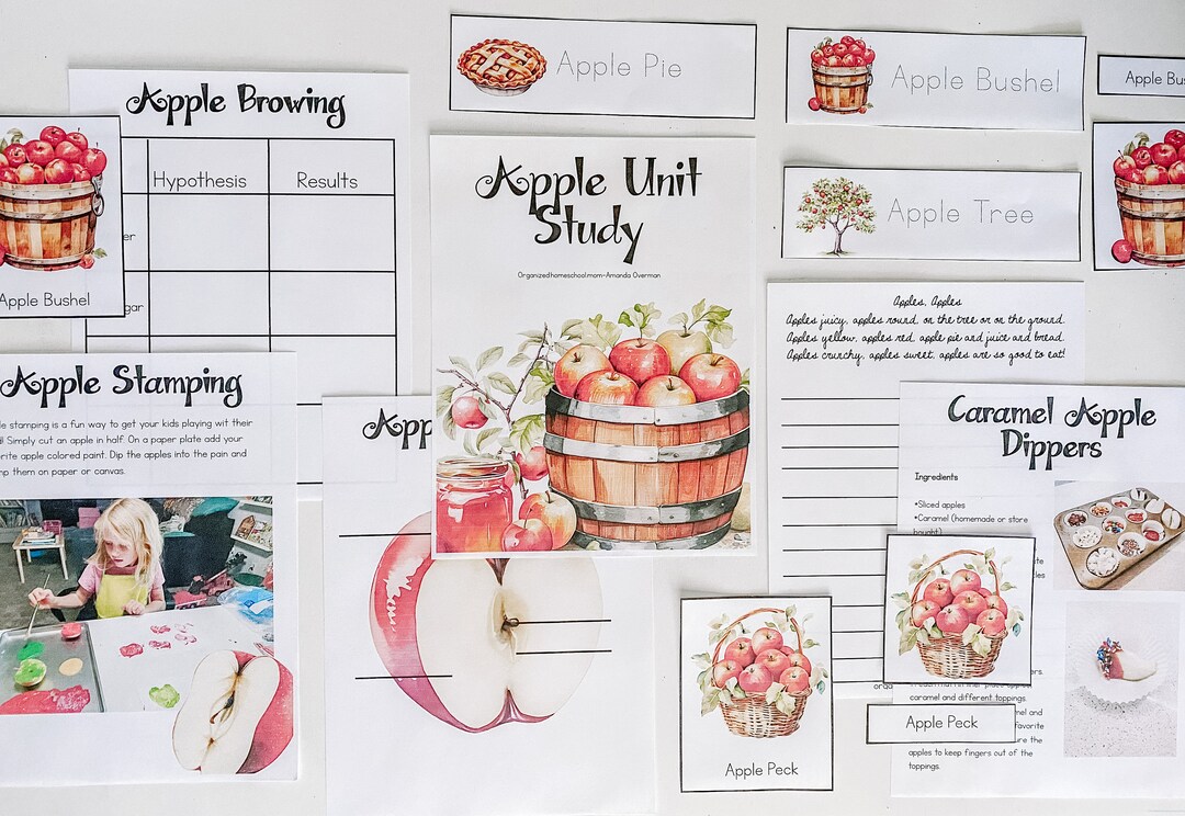 Apple Unit Study - Etsy