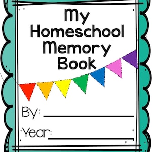 Homeschool Memory Book - Etsy