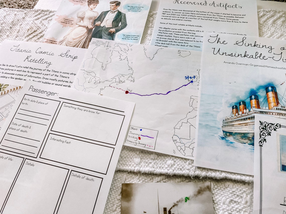 The Sinking of the Unsinkable-titanic - Etsy