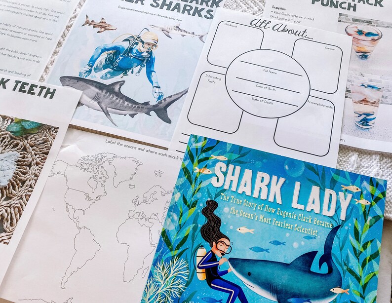 Eugenie Clark and Her Sharks - Etsy