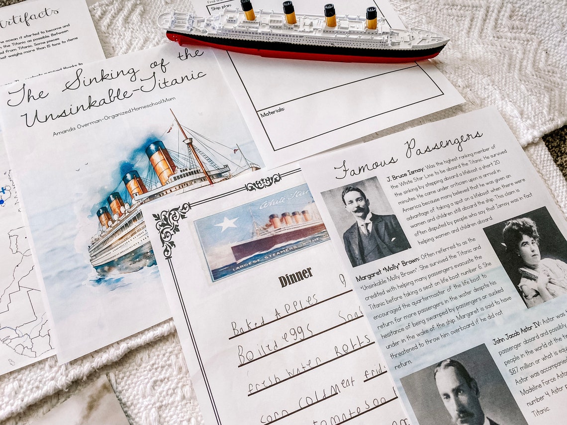 The Sinking of the Unsinkable-titanic - Etsy