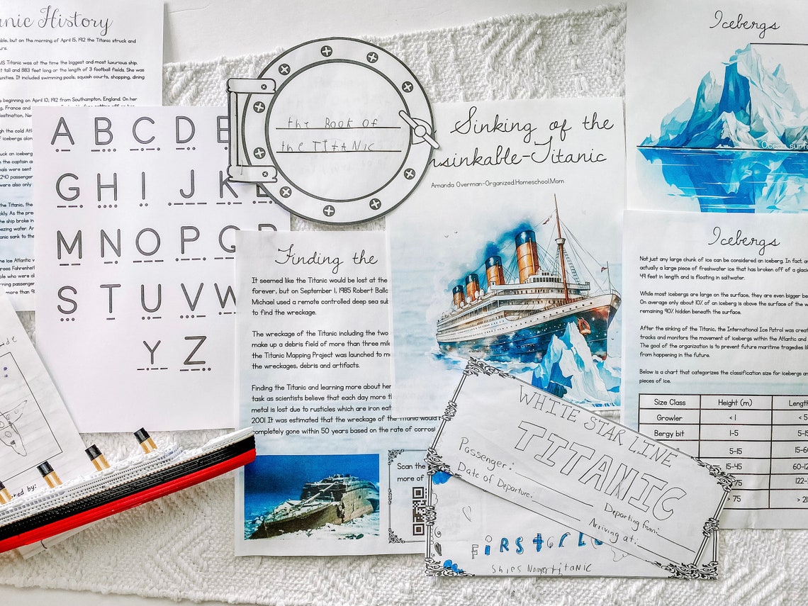 The Sinking of the Unsinkable-titanic - Etsy