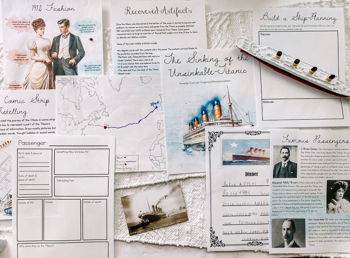 The Sinking of the Unsinkable-titanic - Etsy