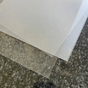 Thin Clear Acrylic Sheets With Mask - Shaker Film - Transparent- 10mil ...
