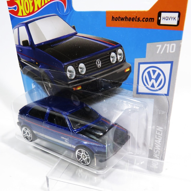 Hot Wheels Volkswagen Golf MK2 Scale 1:64 - Etsy