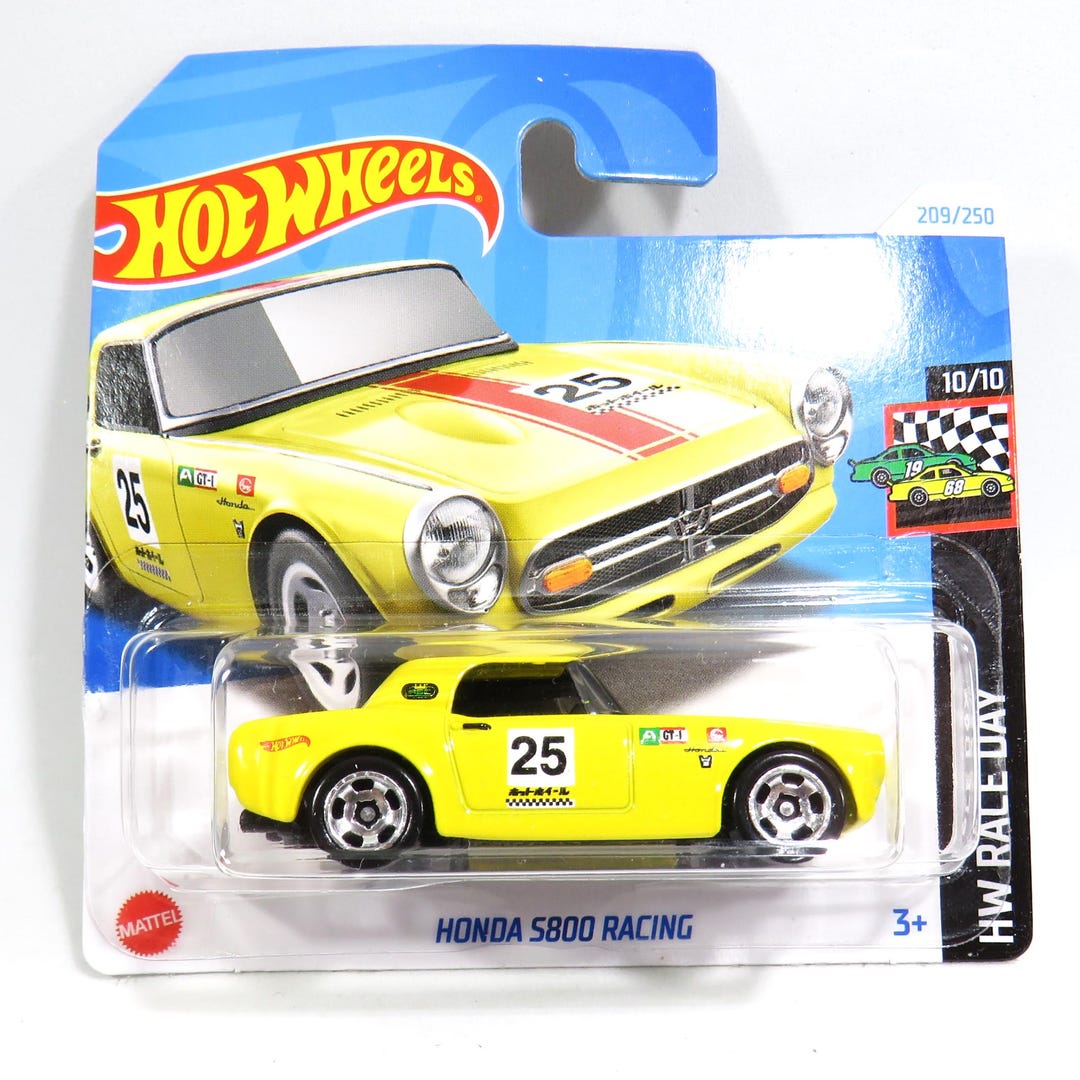 Hot Wheels HONDA S800 Racing, From RACE DAY Scale 1:64 - Etsy