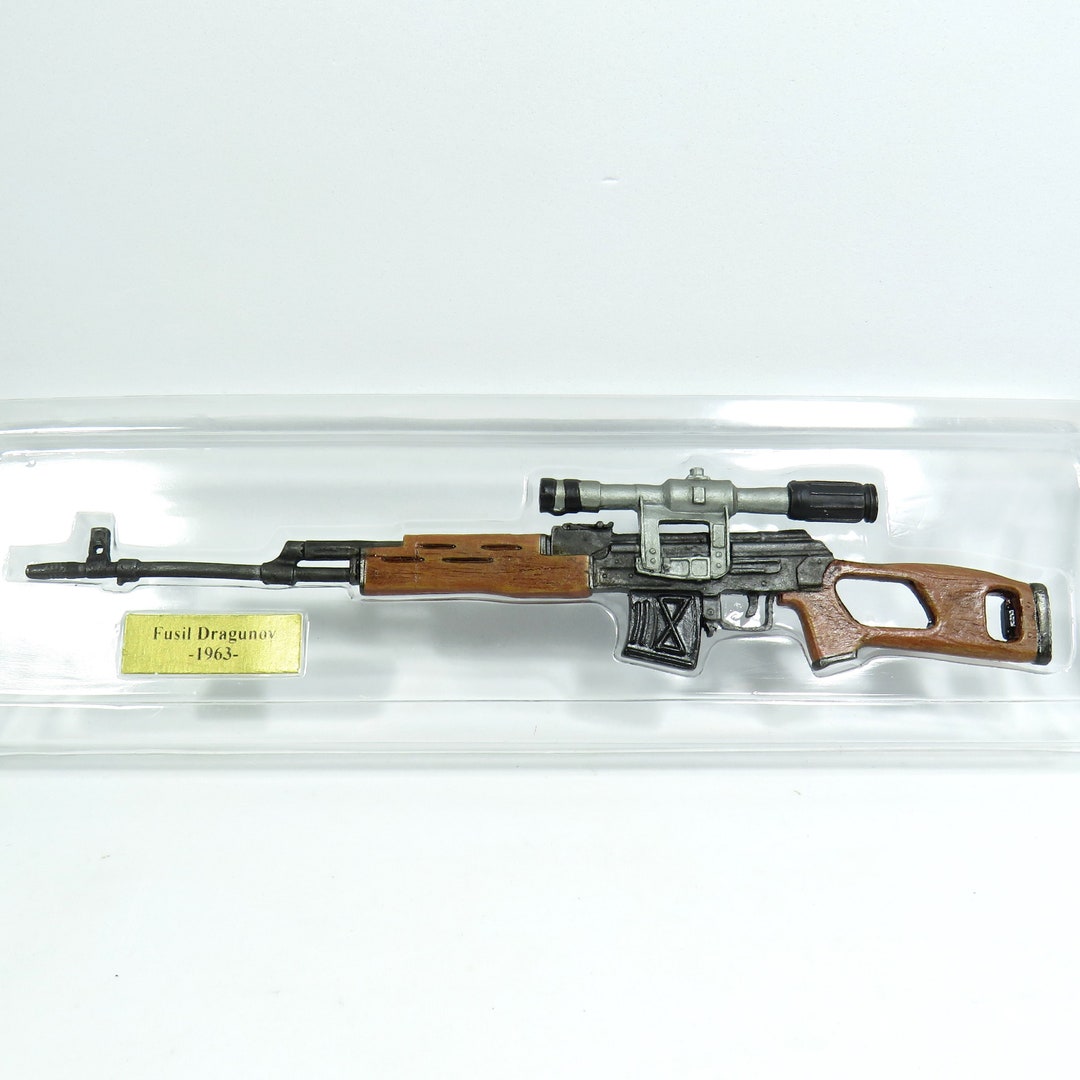 Dragunov Rifle 1963 Made of Lead and Hand Painted. 1/6 Scale - Etsy