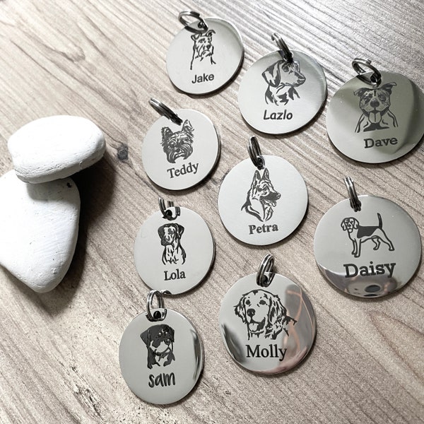 Engraved Dog Tag - Etsy UK