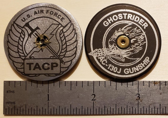 Unique 30mm AC-130J Gunship Casing Military Challenge Coin. | Etsy