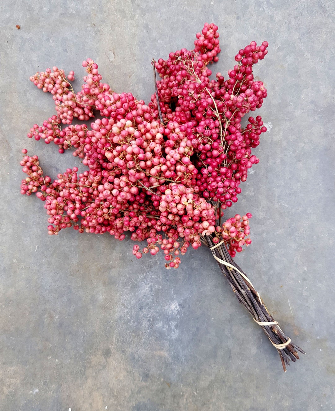 Bunch of Pink Dried Pepper Berries a Natural Product - Etsy