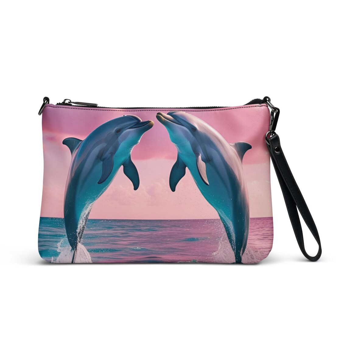 Y2K Dolphin Purse | 90s Vaporwave Aesthetic Crossbody Bag, Pink Girly ...