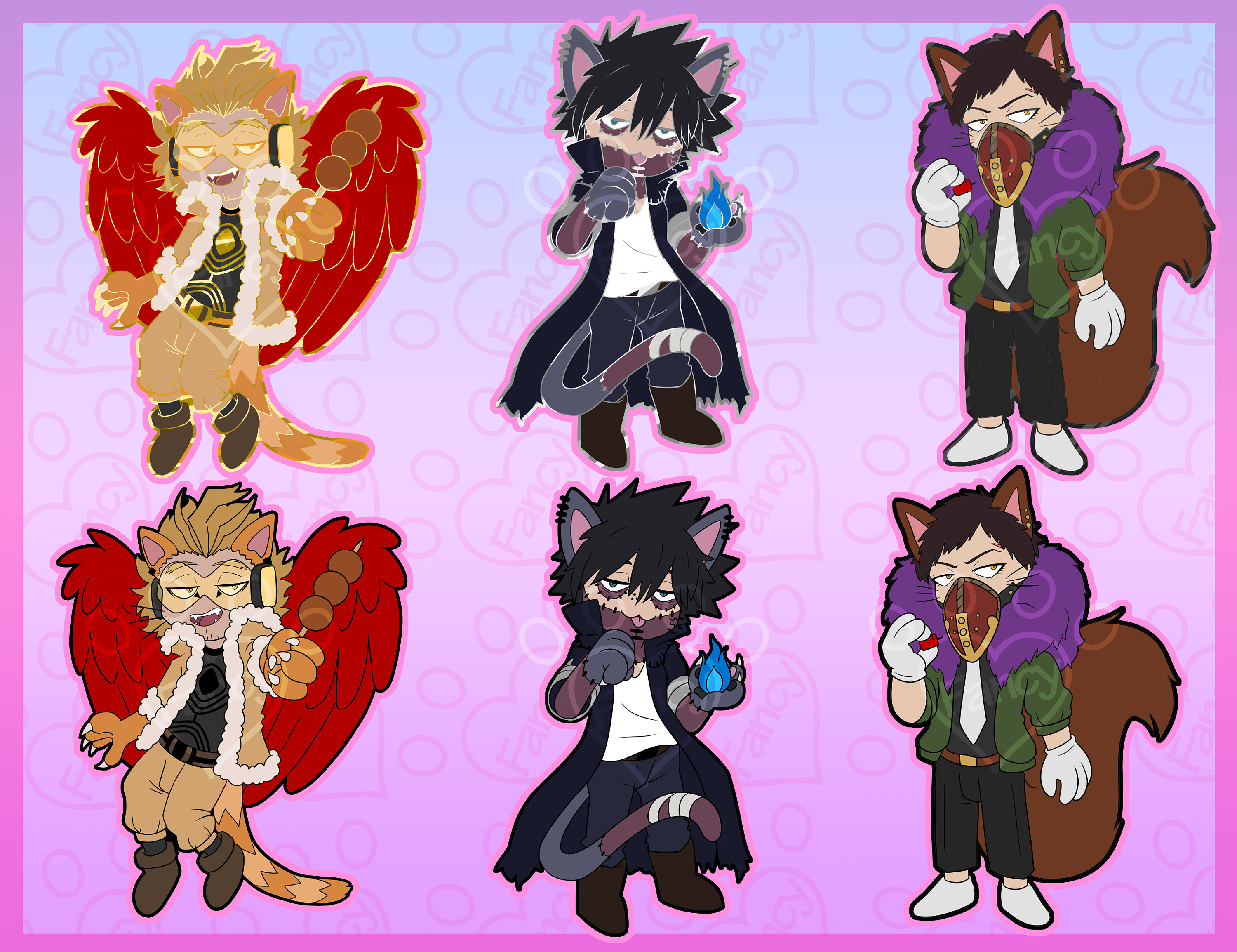 My Kitty Academia PRE-ORDER Dabi Hawks Overhaul - Etsy Australia